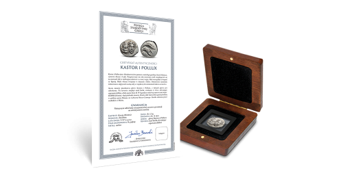 Skarbnica Narodowa - Kastor i Pollux grecka moneta z dwoma braćmi ...